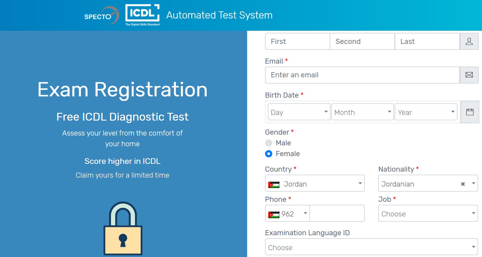 Free ICDL diagnostic tests available in Jordan and Middle East during ...
