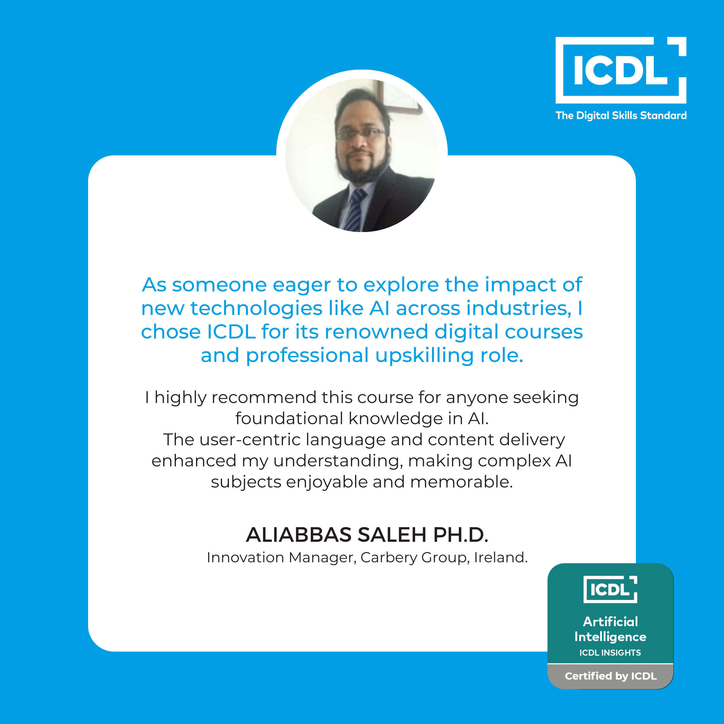Aliabbas Saleh PH.D - ICDL Global