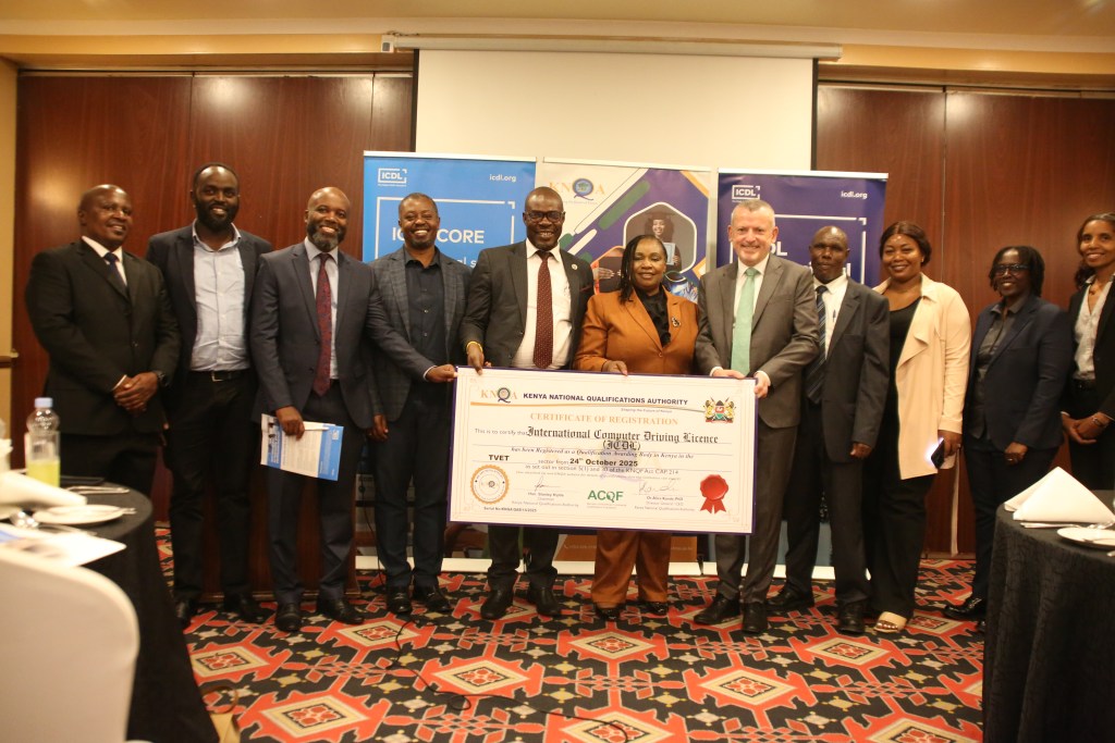 ICDL Africa Receives the KNQA Accreditation Renewal Certificate in ...